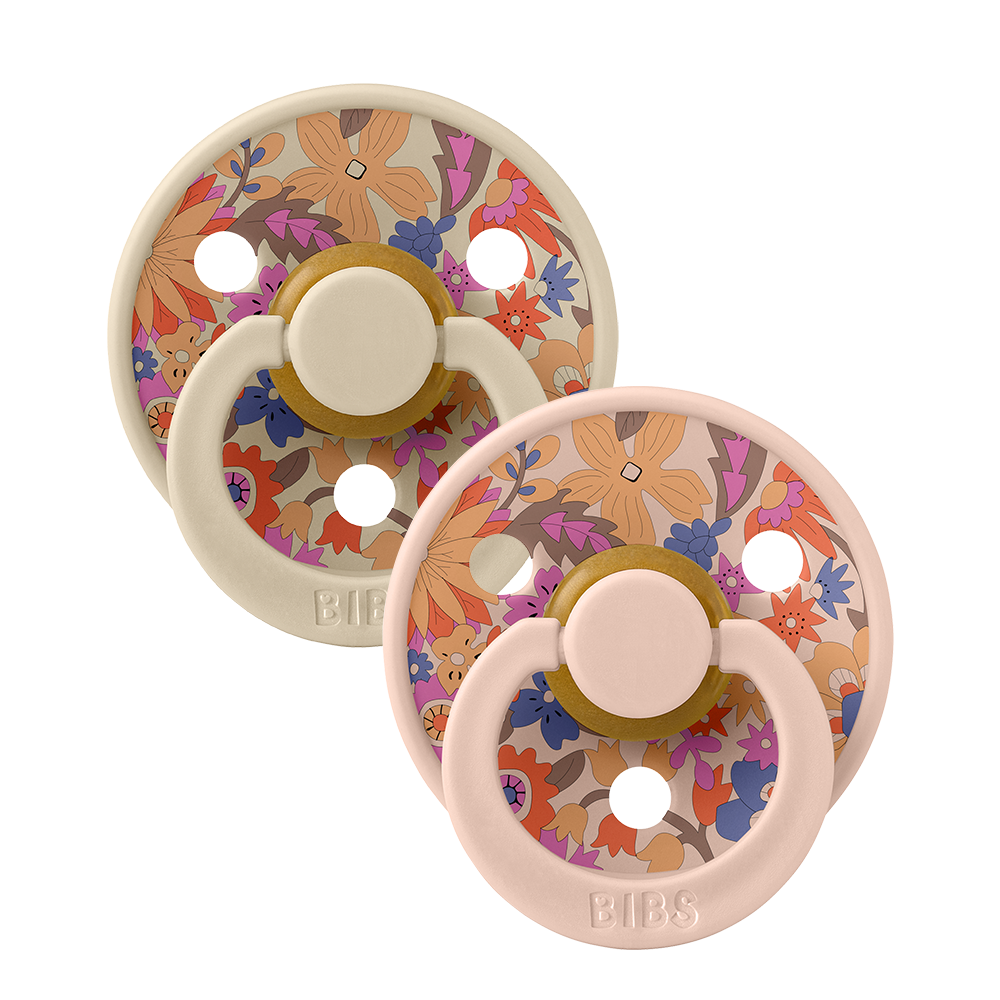 BIBS x LIBERTY Colour 2 Pack pacifiers - Blush Mix – Bibsworld store US