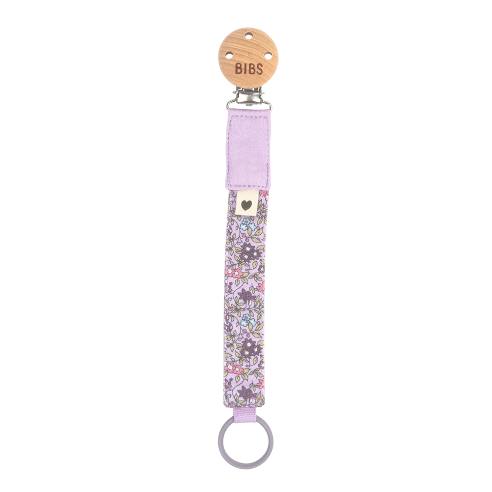 BIBS x LIBERTY Pacifier Clip - Chamomile Lawn Violet Sky – Bibsworld ...