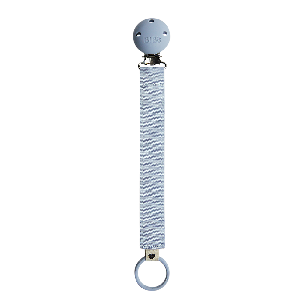 Pacifier Clip Ribbon - Dusty Blue – Bibsworld store US