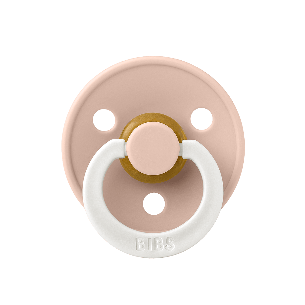 BIBS Colour GLOW Pacifier - Blush – Bibsworld store US