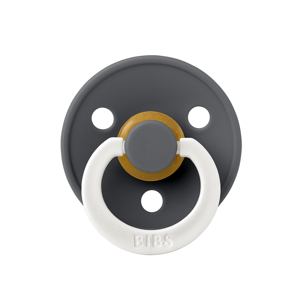 BIBS Colour GLOW Pacifier in Iron – Bibsworld store US