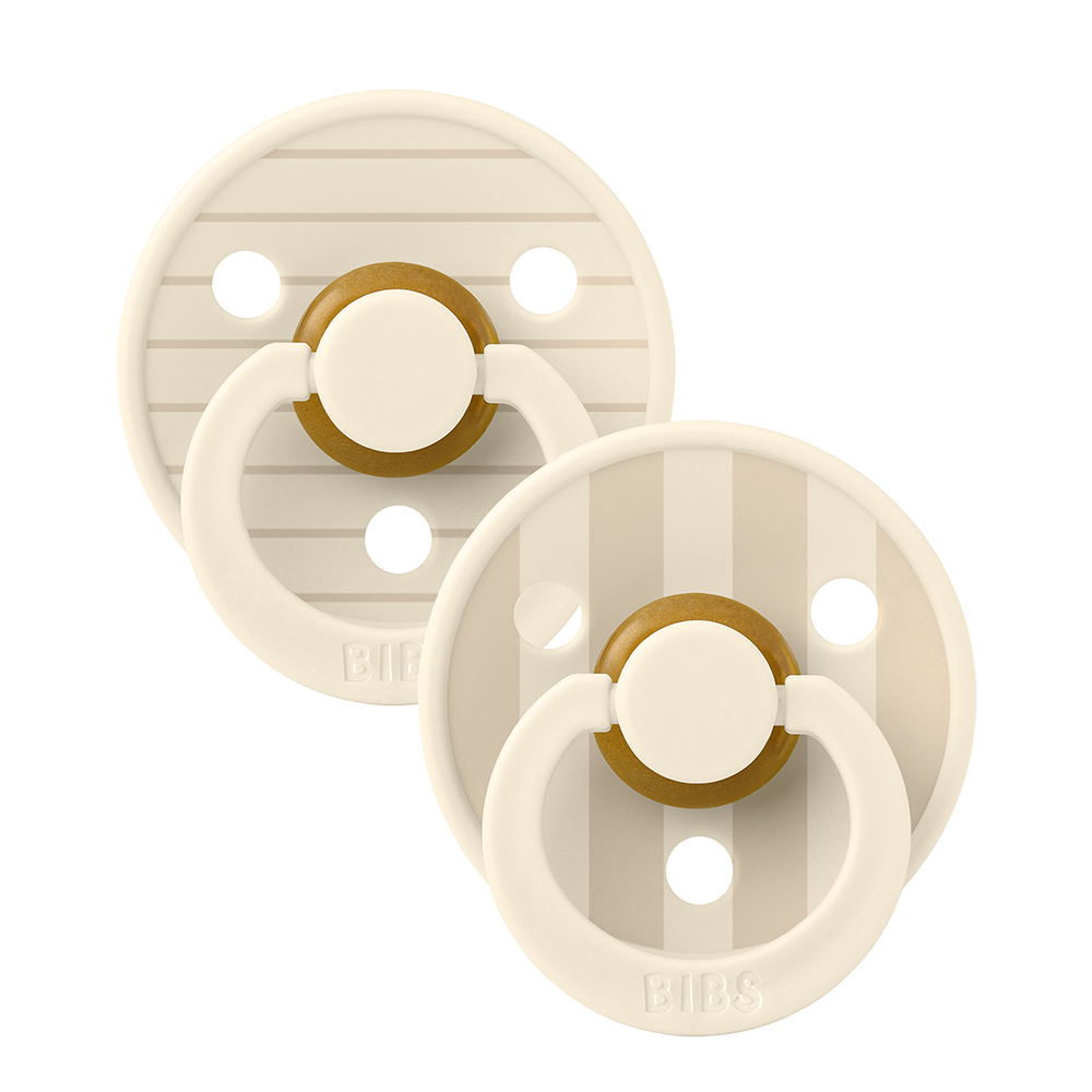 BIBS Studio 2-Pack Pacifiers - Ivory Vanilla Mix – Bibsworld store US